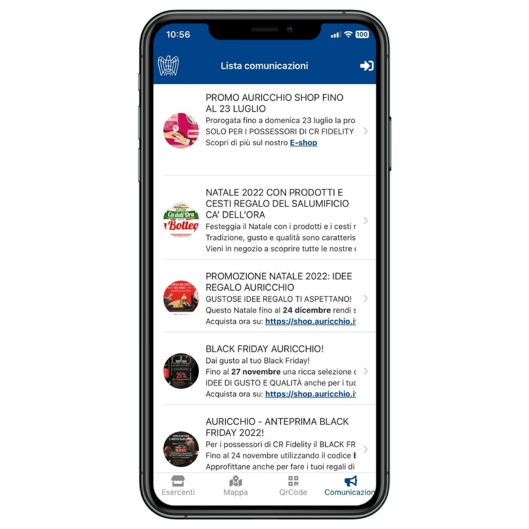 App - CR Fidelity app - Valuebiz Srls